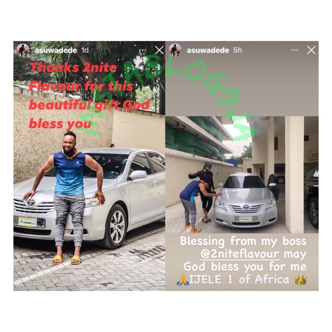 Singer Flavour surprises his childhood friend with a car – Instablog9ja
